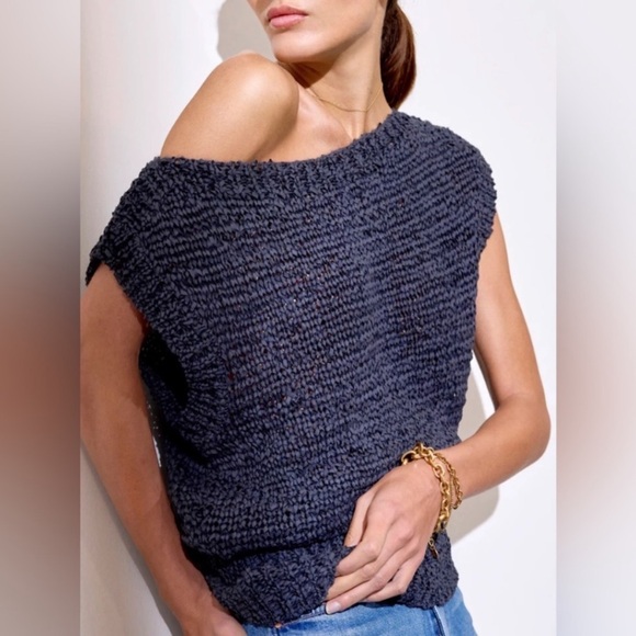 Brochu Walker | Tops | Brochu Walker The Cei Sueded Ribbon Top Admiral ...